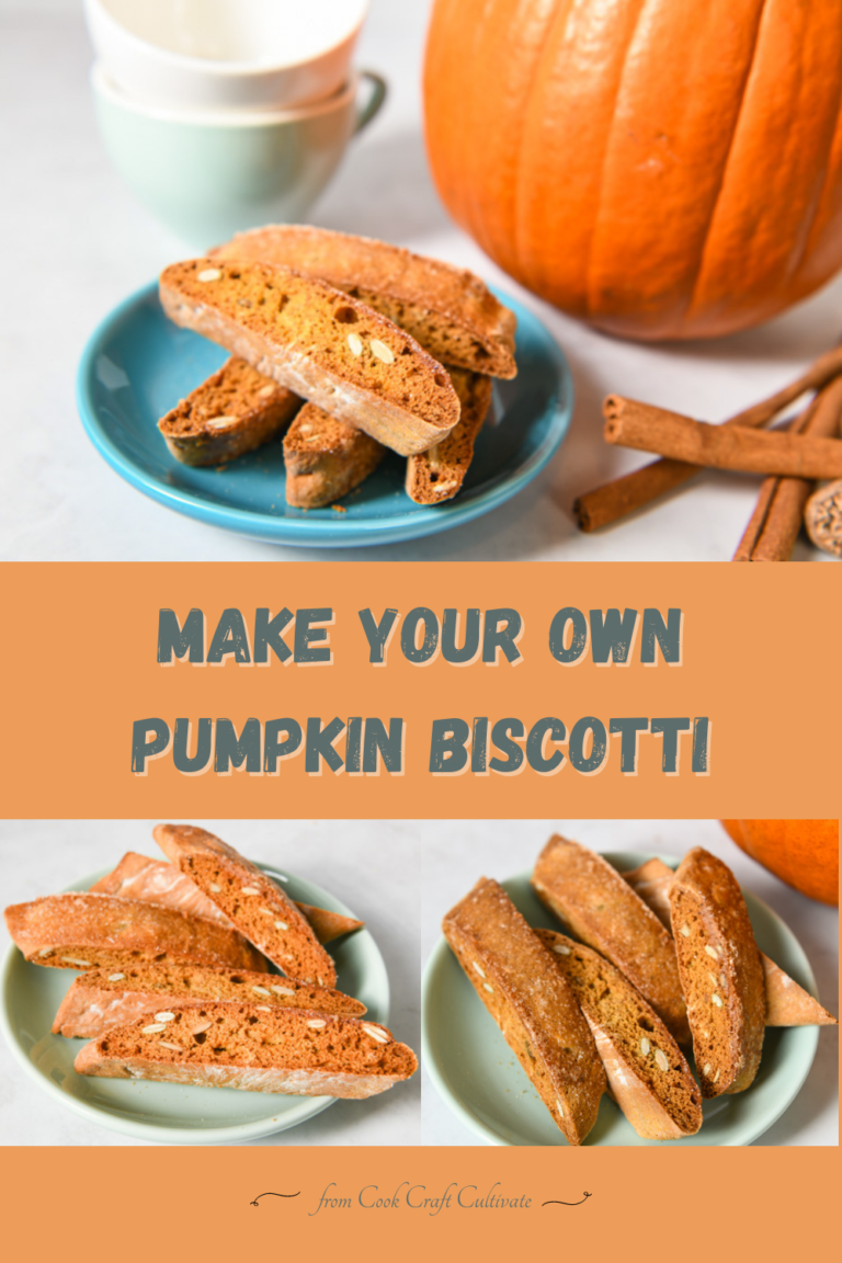 Pumpkin Biscotti for Fall (and beyond) - Cook, Craft, Cultivate